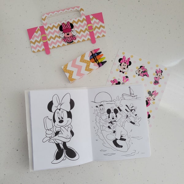 Minnie Mouse Coloring Books - Etsy