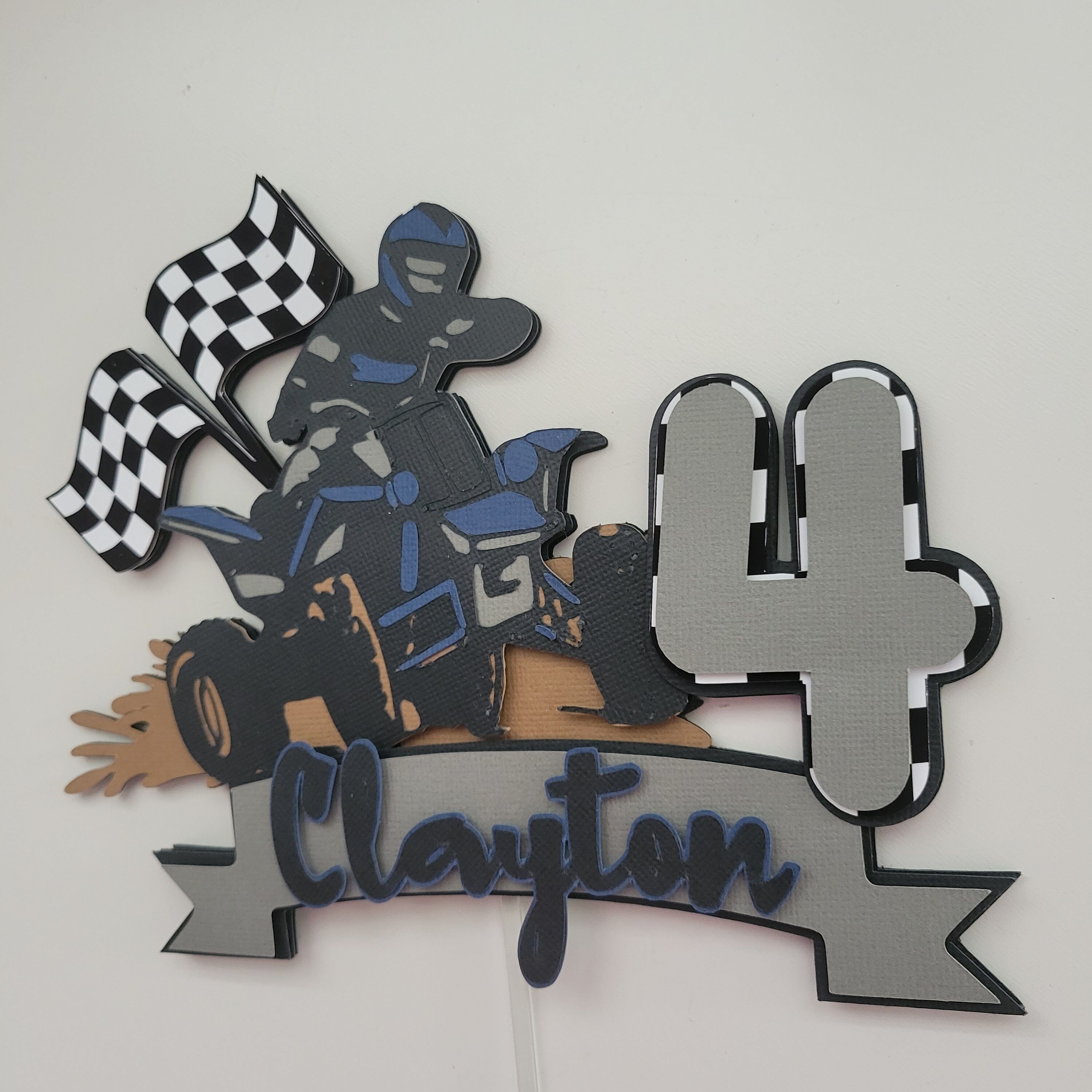Quad Cake Topper ATV QUAD Cake Topper 4 Wheeler Cake Topper - Etsy