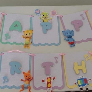 Word Party Birthday Banner, Word Party Decorations, Personalized Word ...