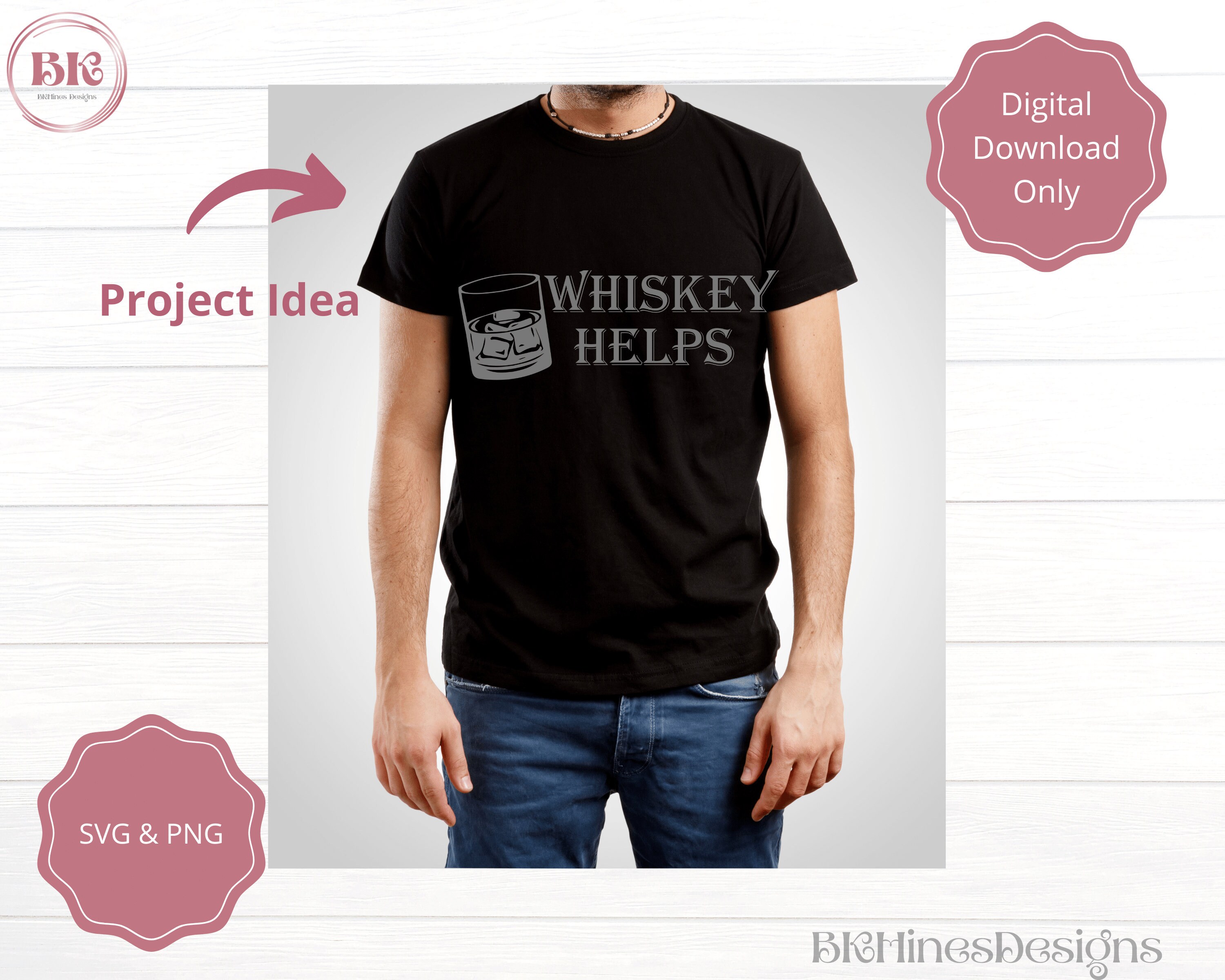 Whiskey Helps SVG, Whiskey SVG, Whiskey T-shirt, Cutting File - Etsy