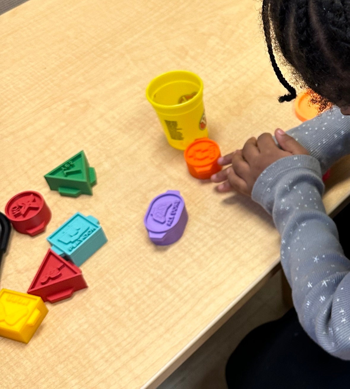 AAC Core Word Play-doh Stencils & Stamps - Etsy