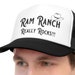 Ram Ranch Really Rocks! Lyrics Trucker Hat, Ram Ranch Cap, Cowboys Hat ...