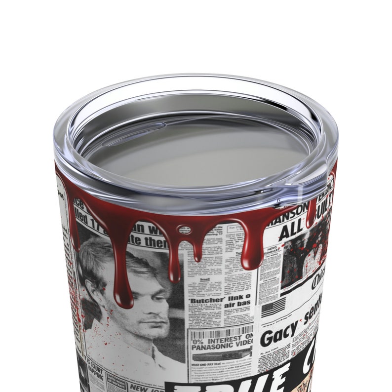 True Crime News 20oz Stainless Steal Tumbler, Crime Junkie, Tea, Hot ...