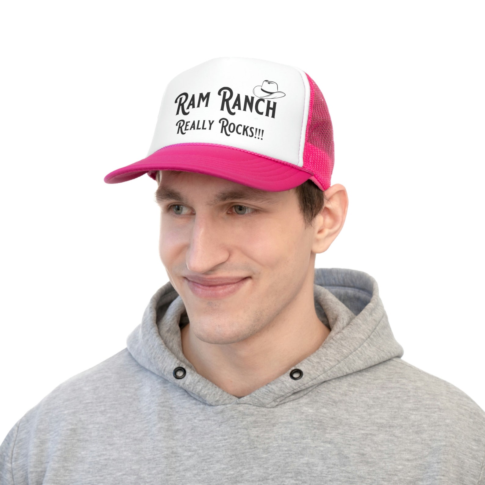 Ram Ranch Really Rocks! Lyrics Trucker Hat, Ram Ranch Cap, Cowboys Hat ...