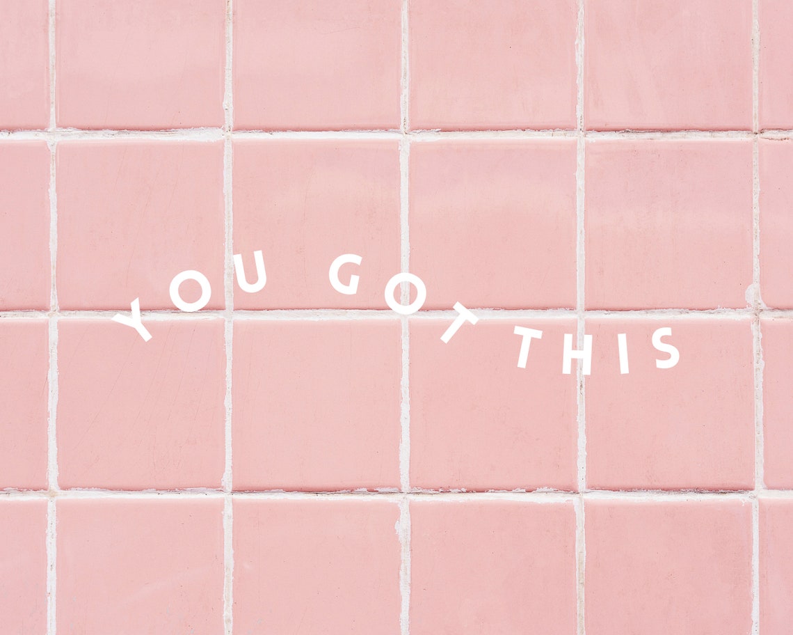 Pink Bundle One: Aesthetic That Girl Computer Backgrounds - Etsy