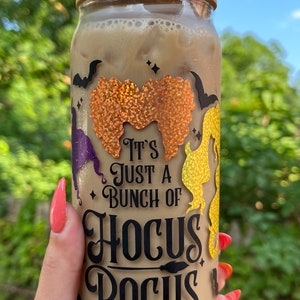 A Bunch of Hocus Pocus Glass Cup - Etsy