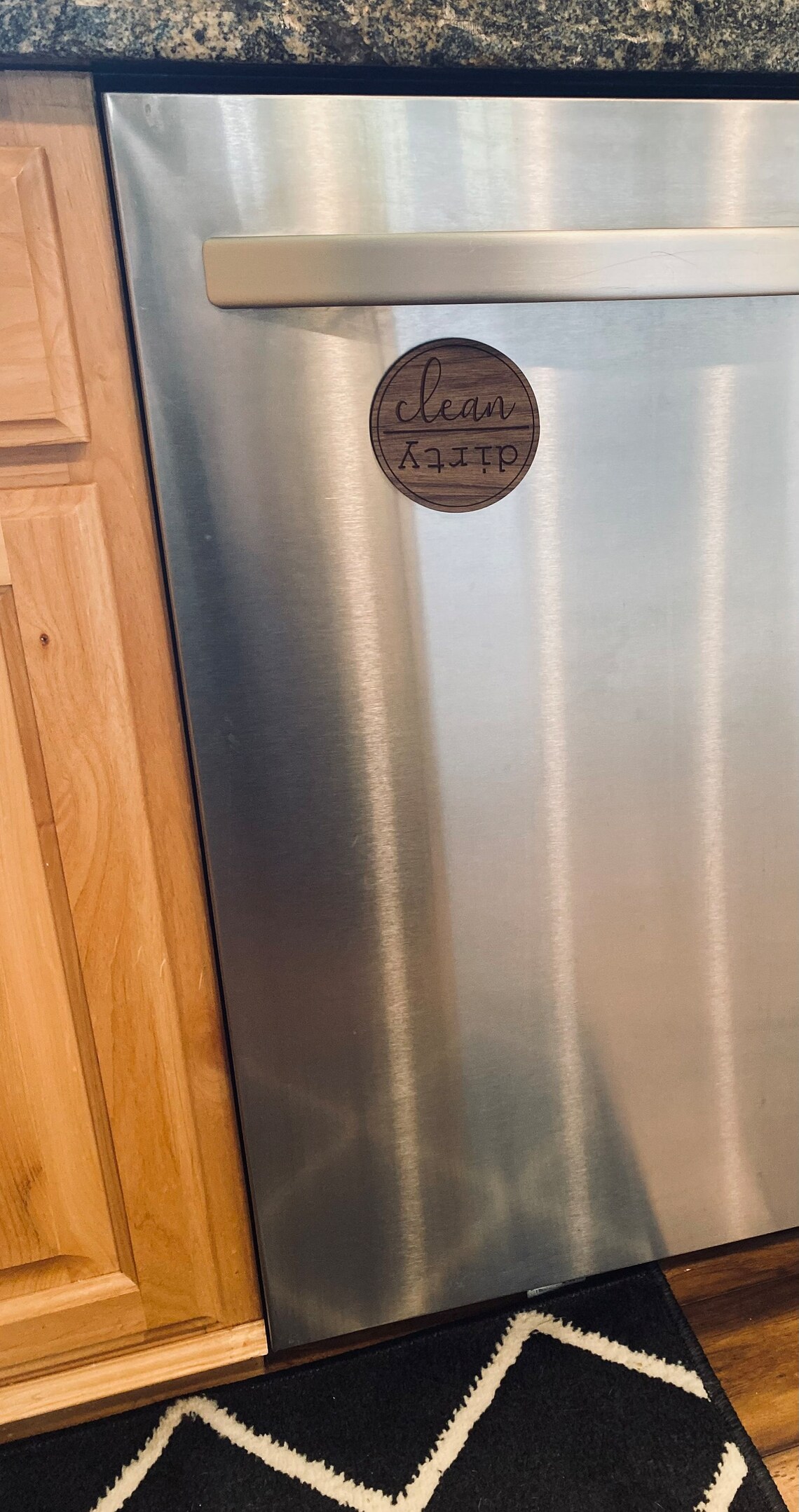 Clean and Dirty Farmhouse Style Dishwasher Magnet - Etsy