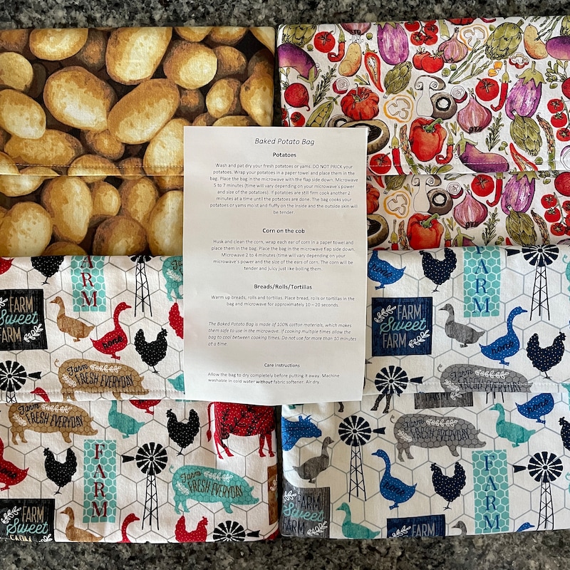 Baked Potato Cooking Bag - Etsy