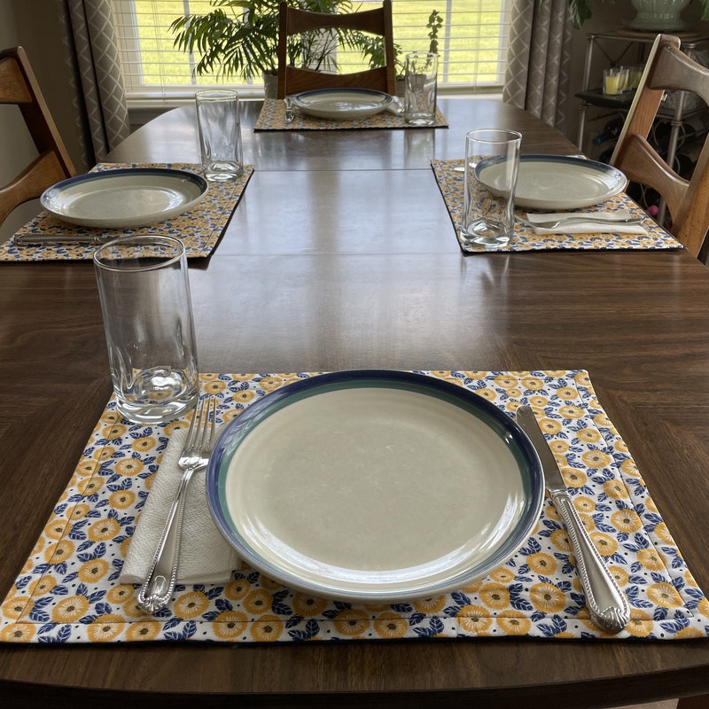 Fabric Placemats - Etsy