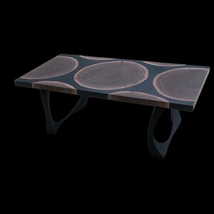 Walnut Cookie Coffee Table - Etsy