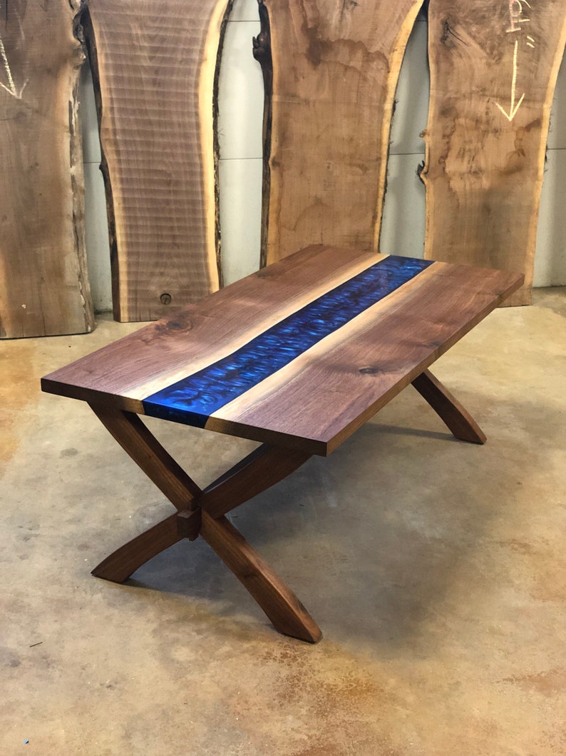 Black Walnut River Coffee Table - Etsy