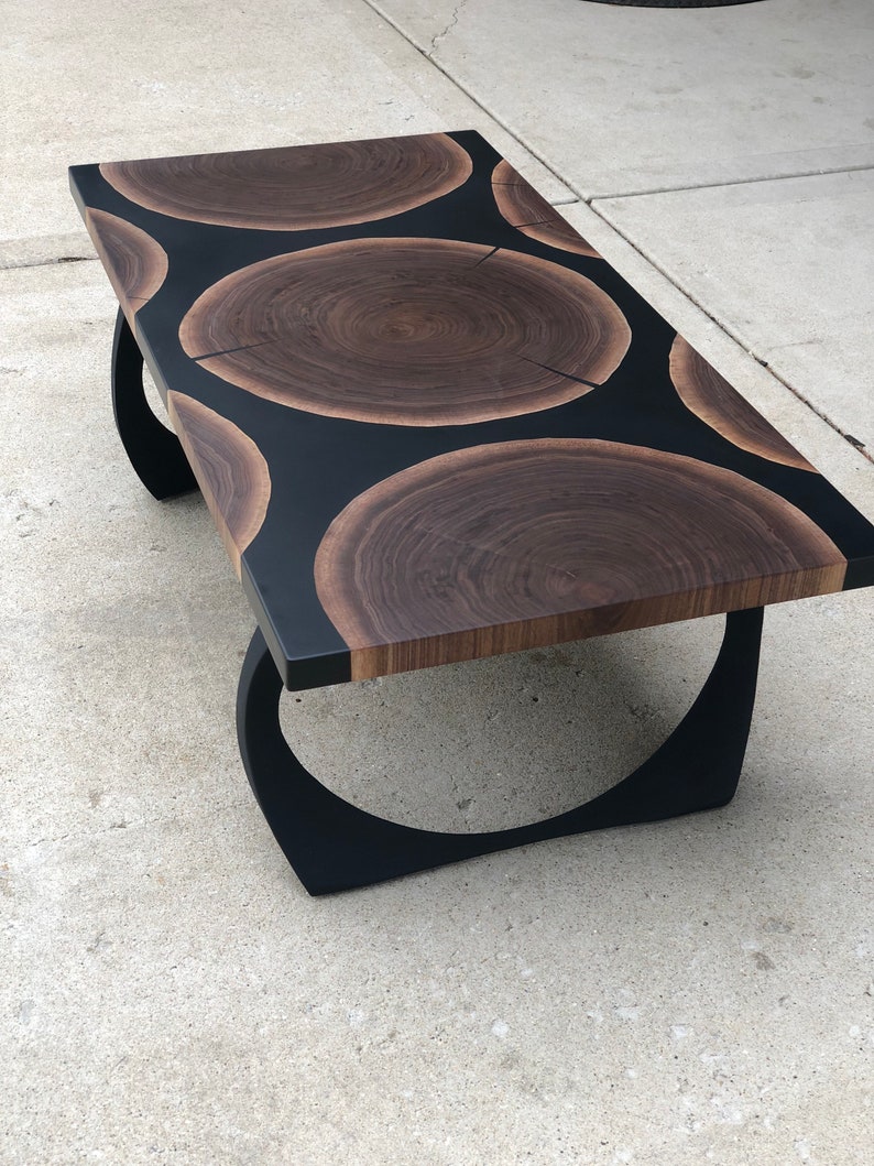 Walnut Cookie Coffee Table - Etsy