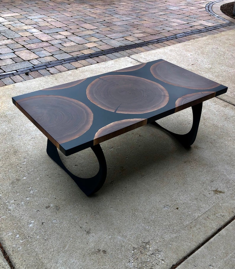 Walnut Cookie Coffee Table - Etsy