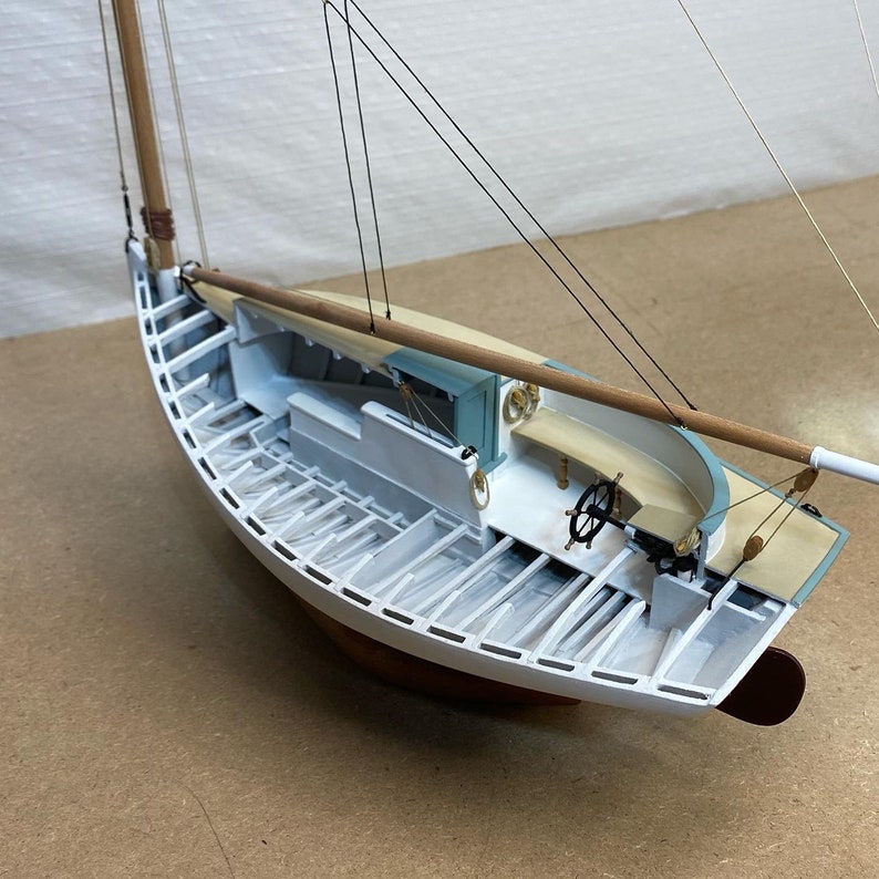Cape Cod Catboat Model - Etsy