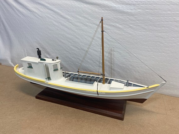 Chesapeake Bay Crab Dredging Boat Model | Etsy