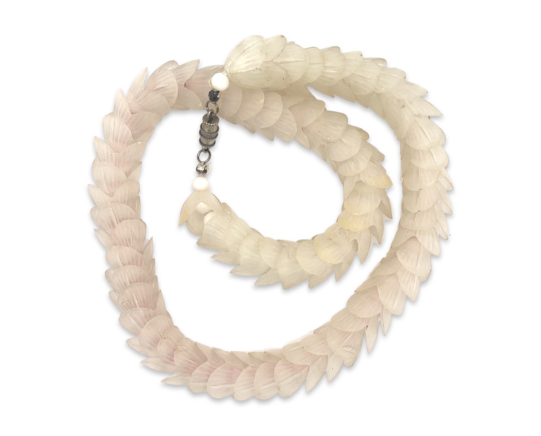 Vintage 1950's Plastic Tulip Choker Necklace - Costume Jewelry, Retro ...