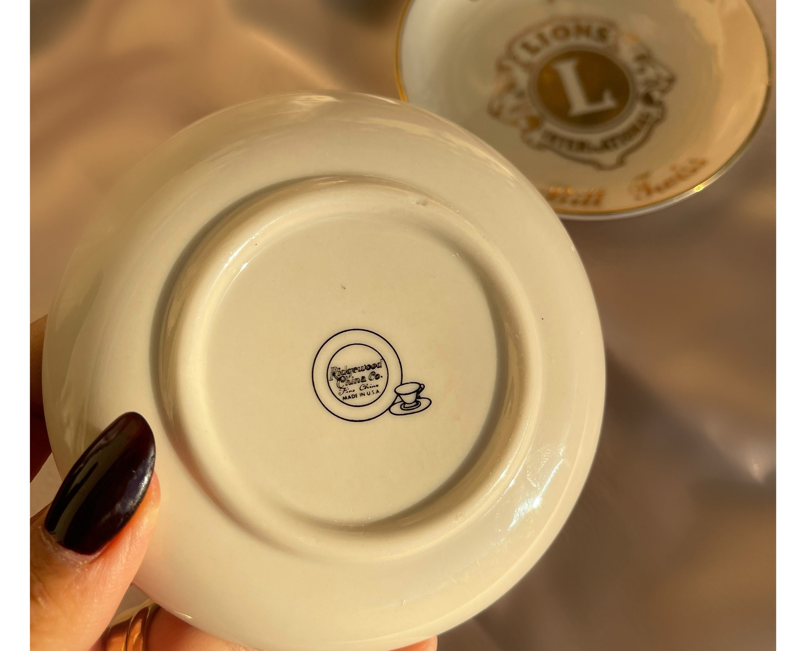 Set of Two Vintage Lions Clubs International Commemorative - Etsy