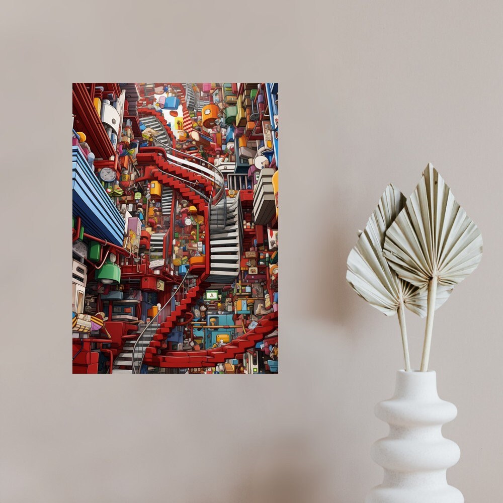 Hidden Object Poster "dream Ladder" - Colorful, Fun and Educational! # ...