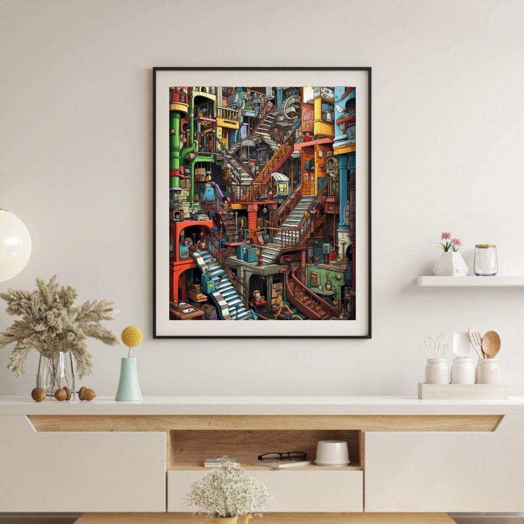 Hidden Object Poster "dream Factory" - Colorful, Fun and Educational! # ...