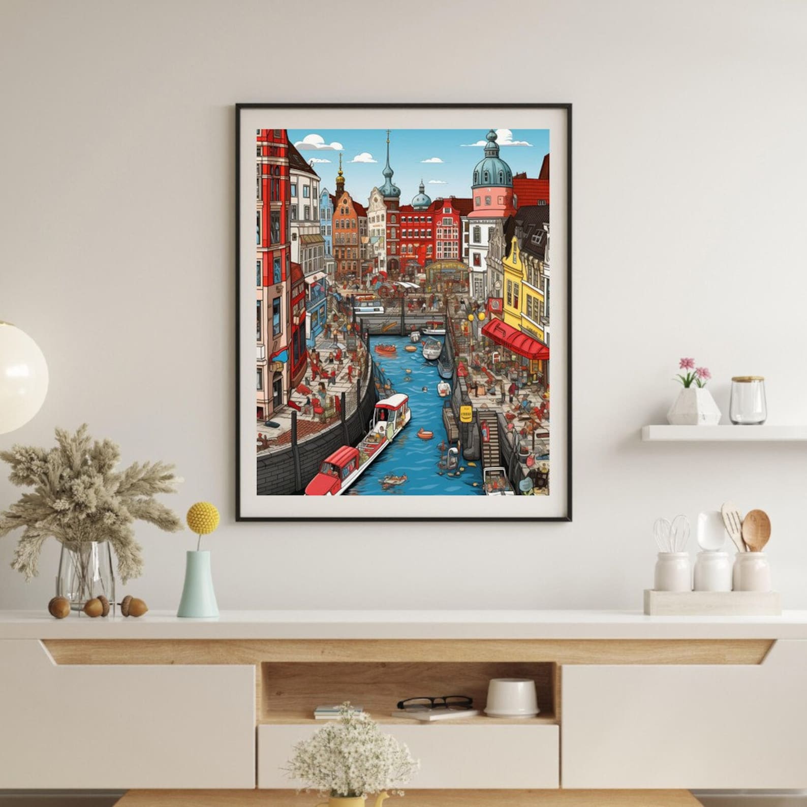 Hidden Object Poster "hamburg" - Colorful, Fun and Educational! #hidden ...