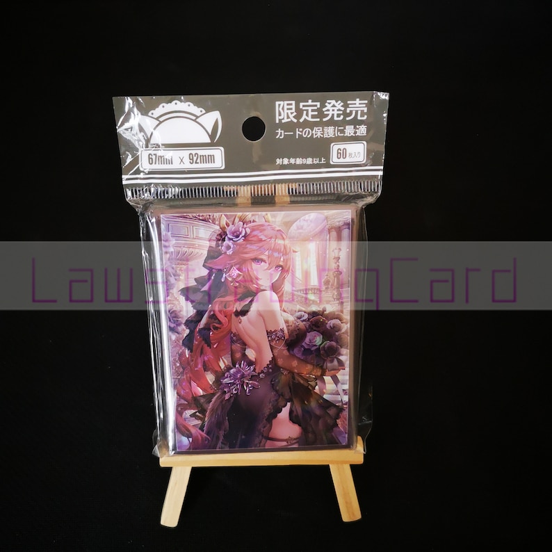 Genshin Impact Yae Miko Card Sleeves 67mmx92mm 60ct - Etsy Australia