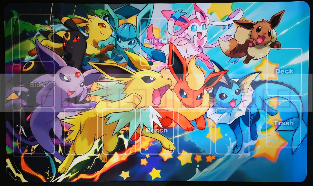 Pokemon Eeveelution Playmat Mouse Pad - Etsy