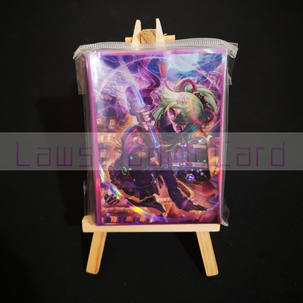 Genshin Impact Clorinde Foil Card Sleeves 67mmx92mm 60ct Standard Size ...