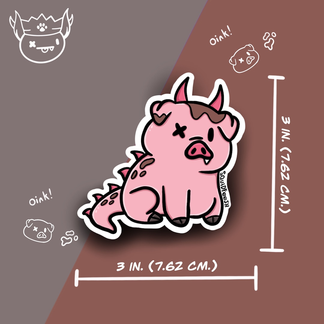 Pigbert Sticker - Etsy
