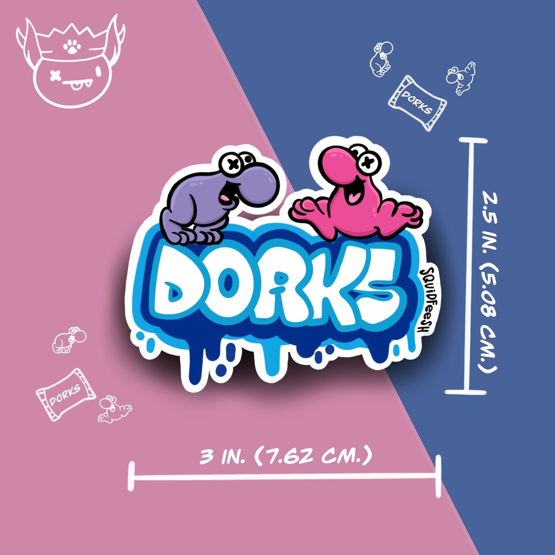 Dorks (parody) - Sticker - Etsy