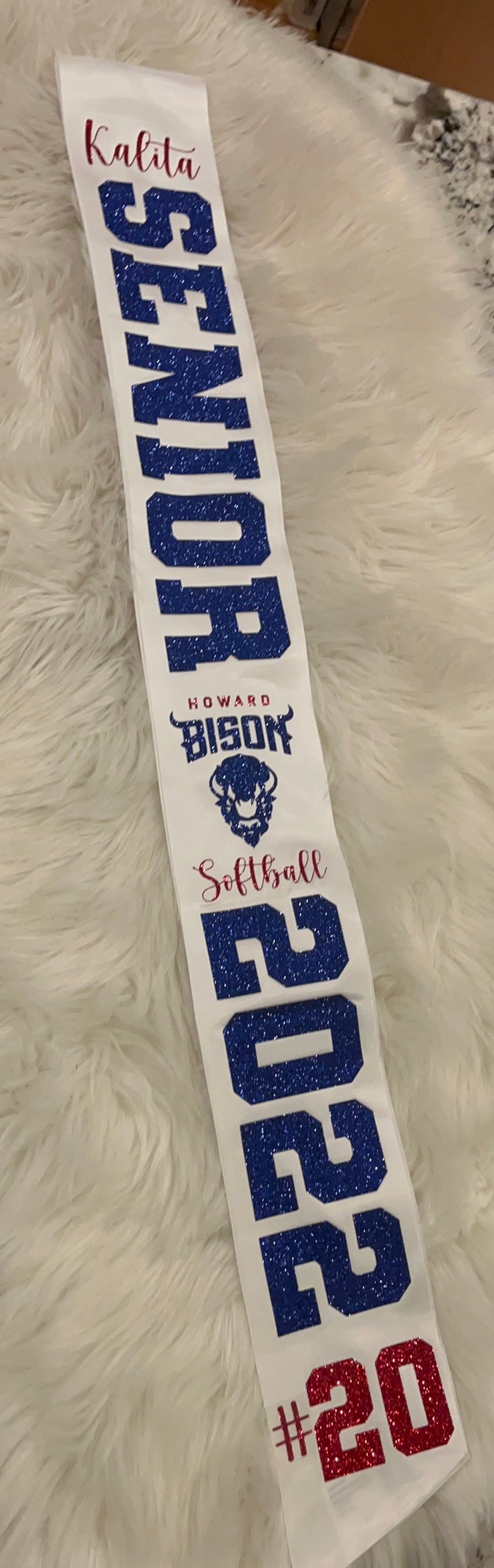 Custom Graduation Sash, Senior Night Sash, HBCU Sash, Personalizable ...