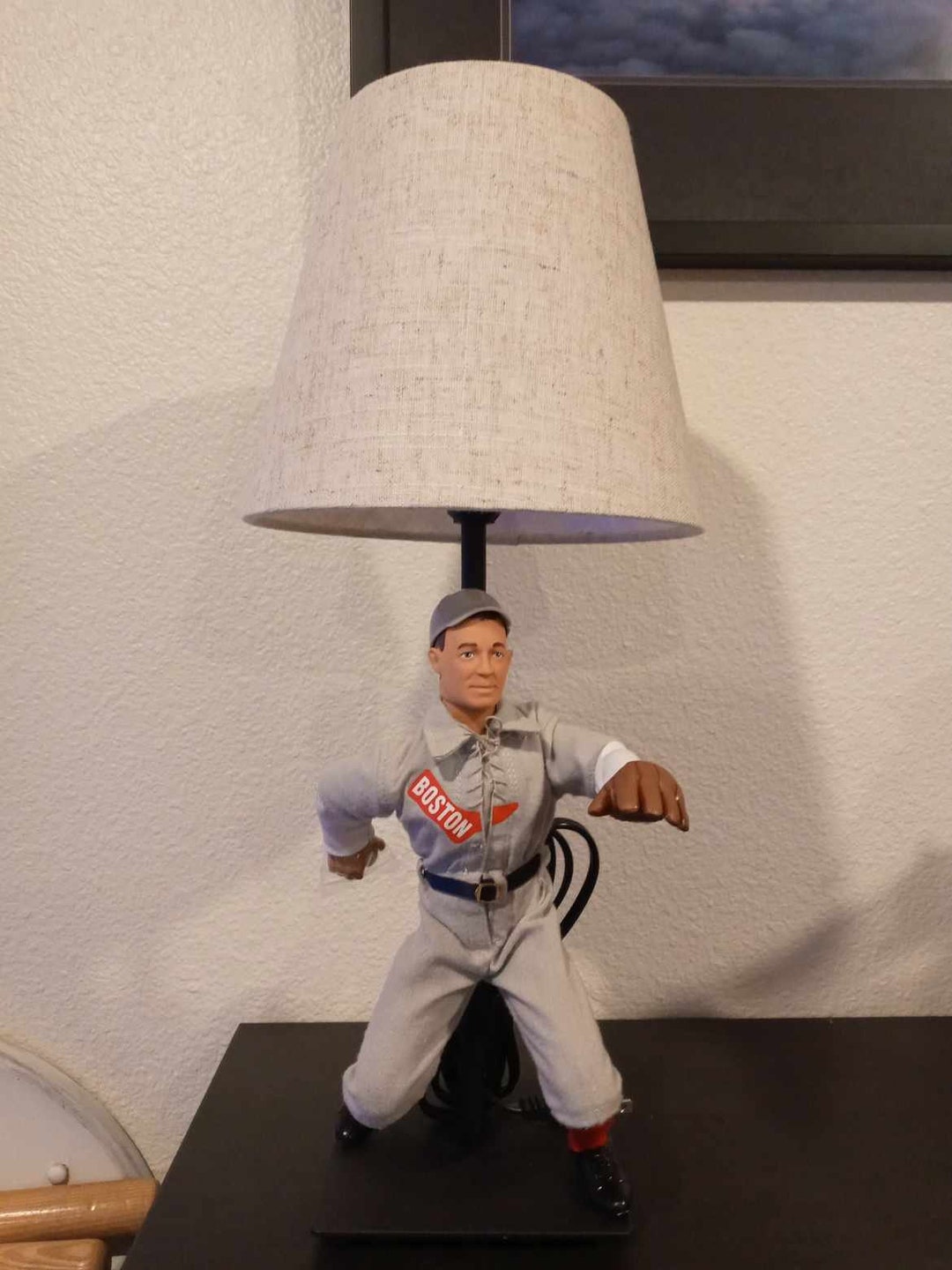 Cy Young Boston Red Sox Up-cycled Table Top Lamp - Etsy