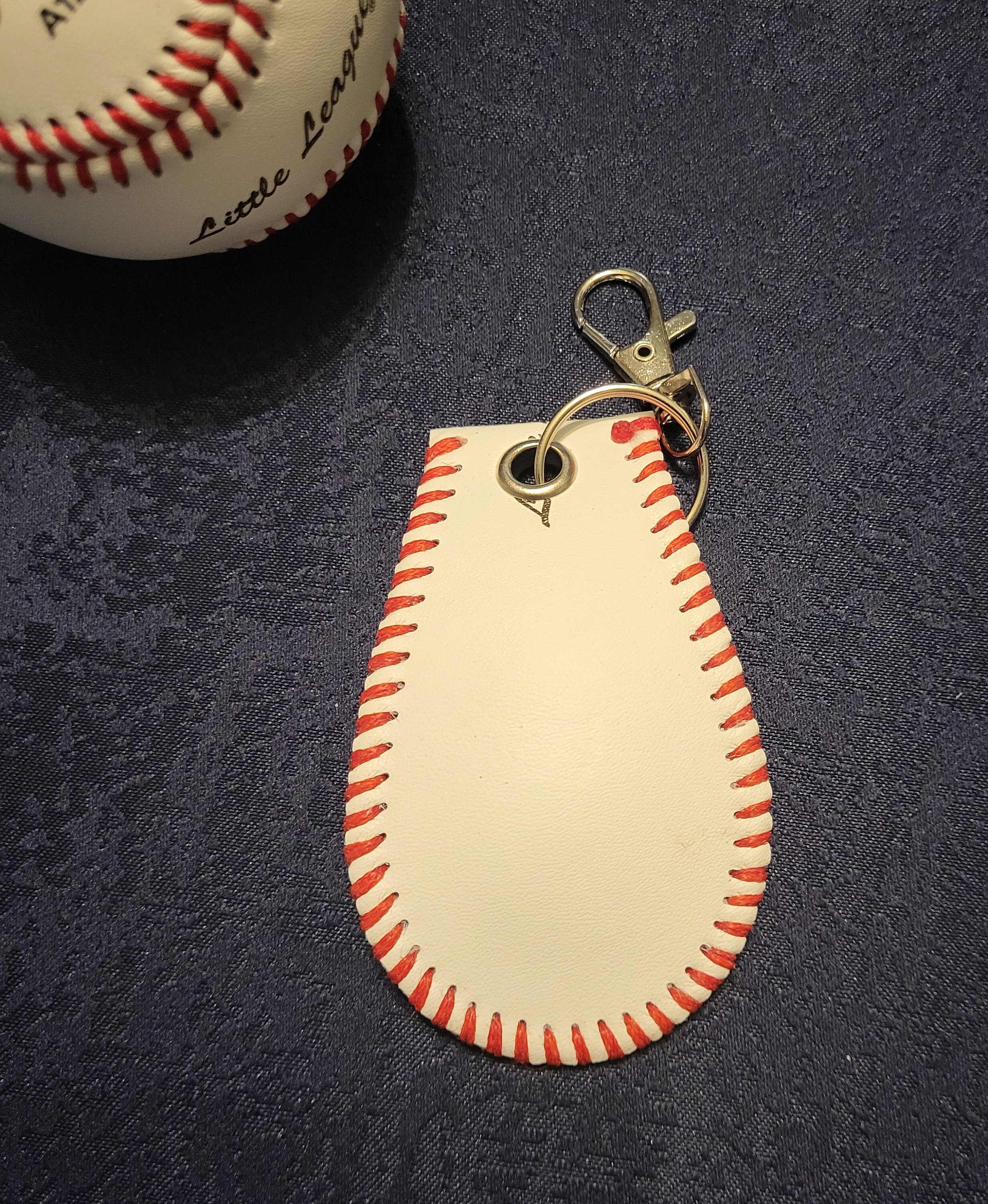 Leather Baseball Key-chains - Etsy