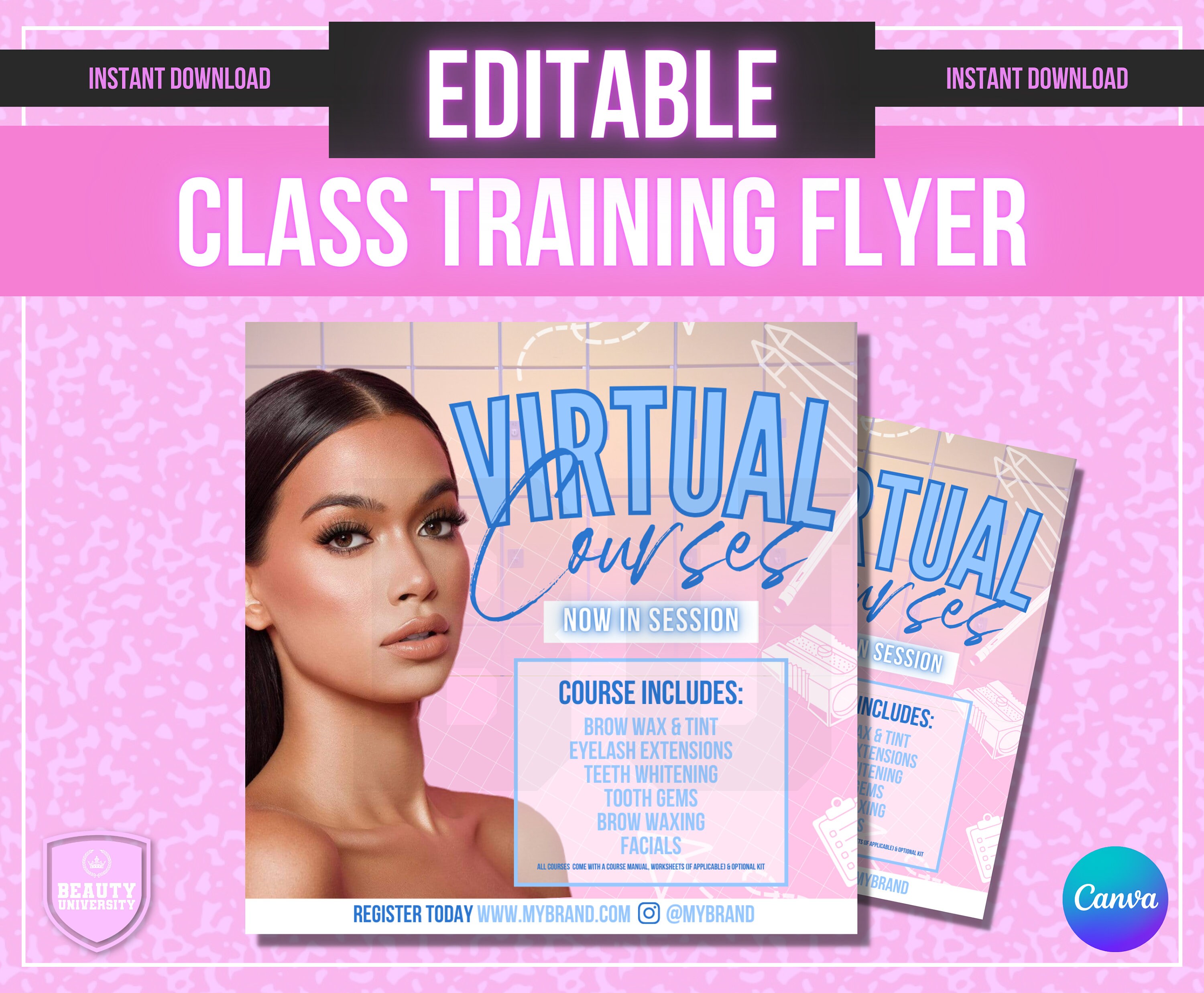 Eyelash Flyer, Editable Lash Flyer, Eyelash Poster, Eyelashes, Eyelash ...