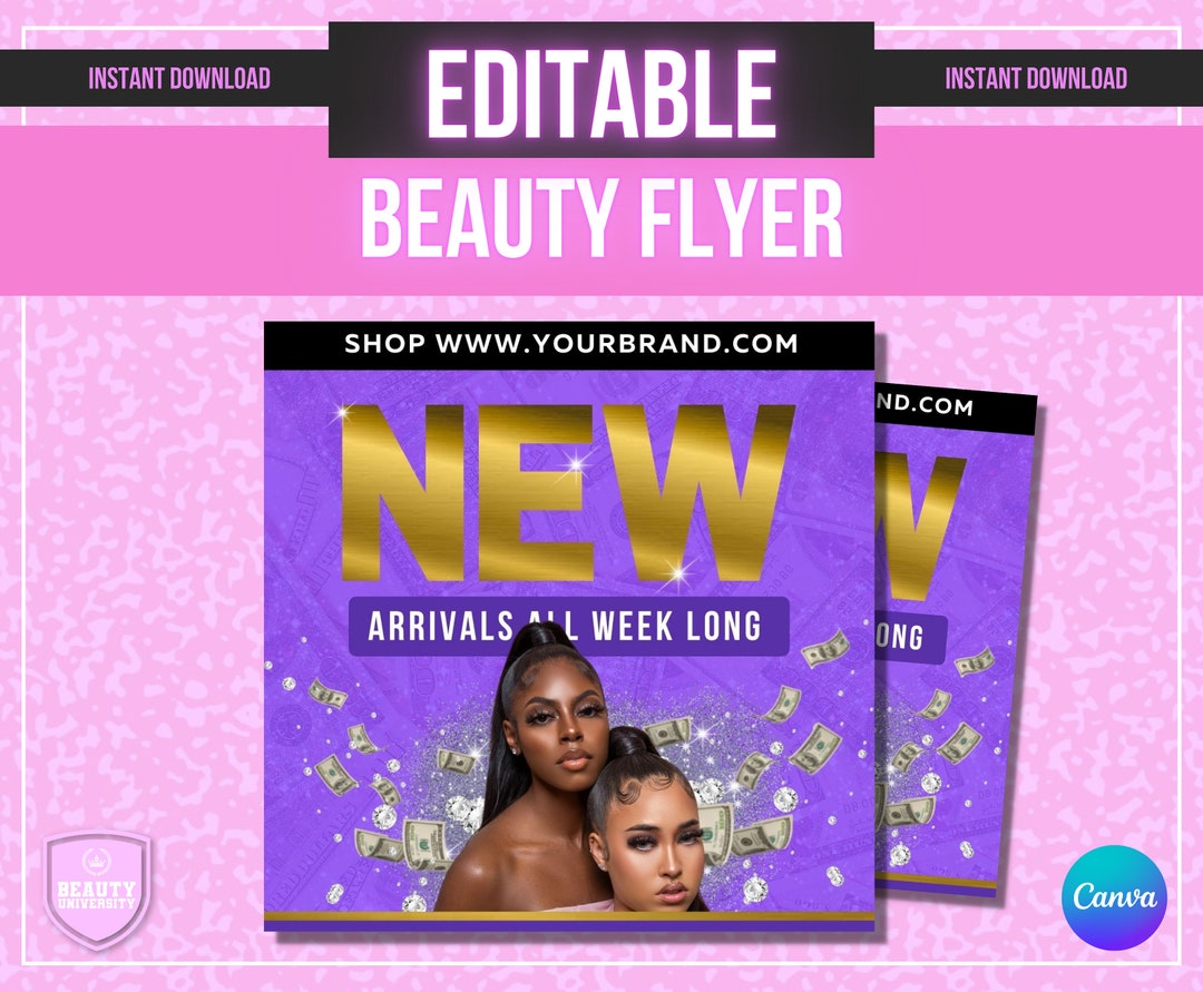 Eyelash Flyer, Editable Lash Flyer, Eyelash Poster, Eyelashes, Eyelash ...