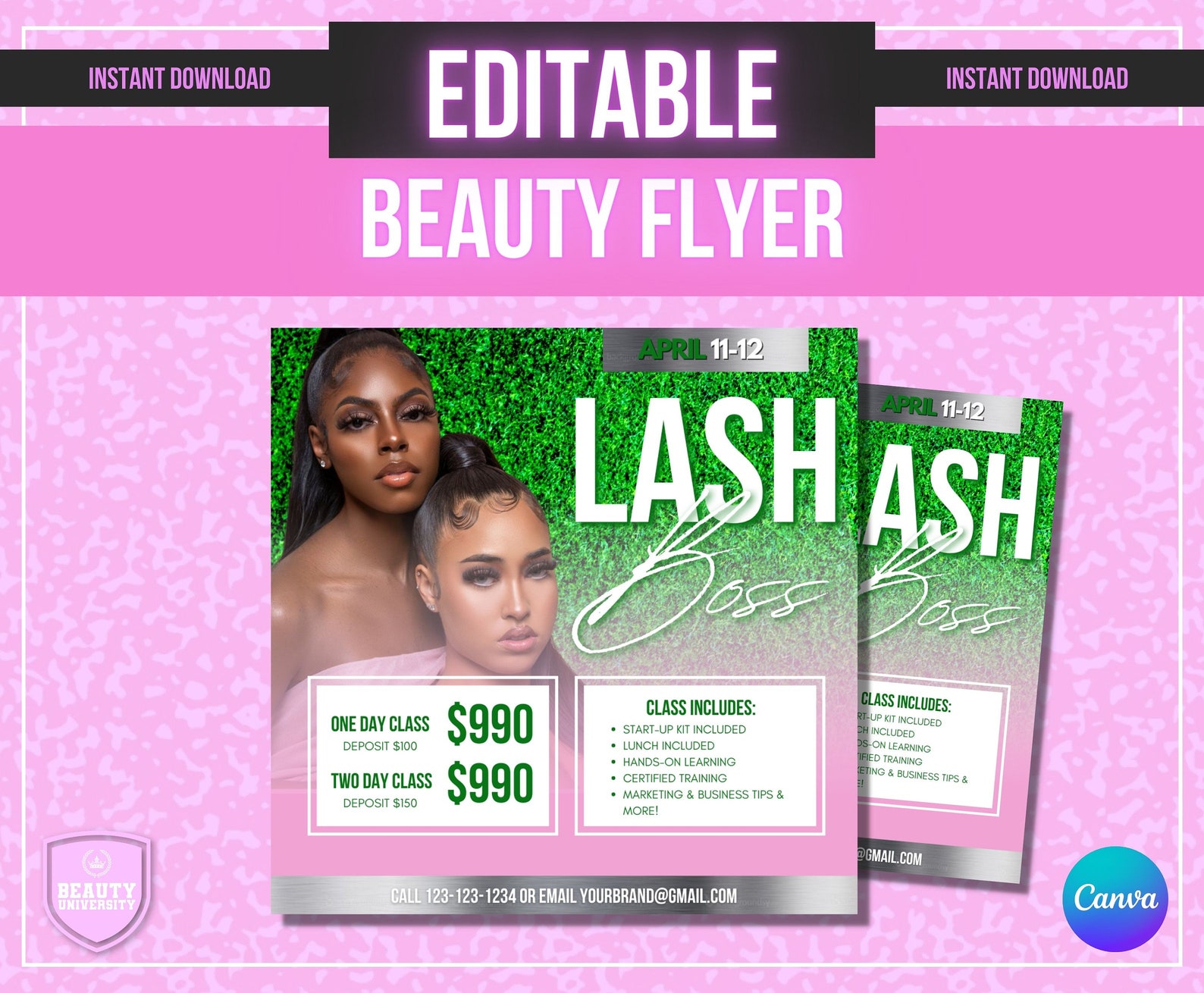 Eyelash Flyer, Editable Lash Flyer, Eyelash Poster, Eyelashes, Eyelash ...