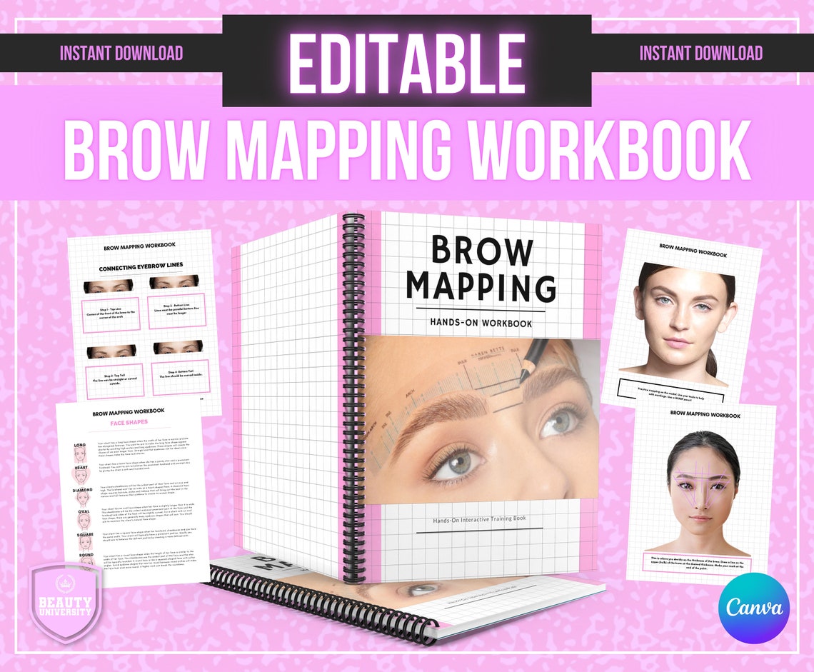 Mapping Practice, Microblading Practice, Brow Mapping, PMU Training ...