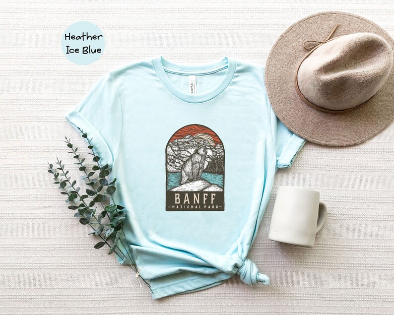 Banff National Park Shirt Banff National Park Bear Shirt - Etsy