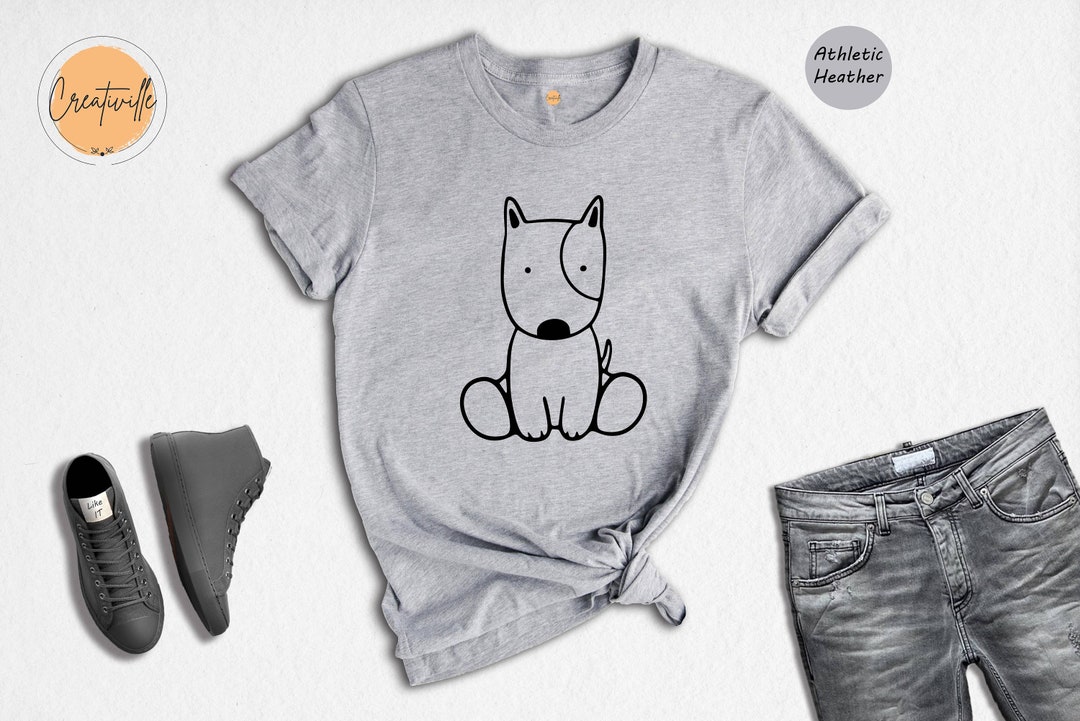 Cute Dog Shirt, Dog Lover Tee, Gift for Dog Owner, Dog Mom Tee, Dog ...