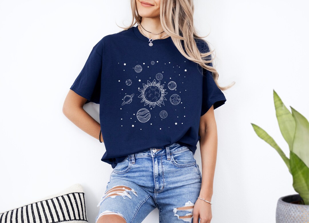 Solar System Shirt, Space Shirt, Astronaut Shirt, Spaceman Shirt ...