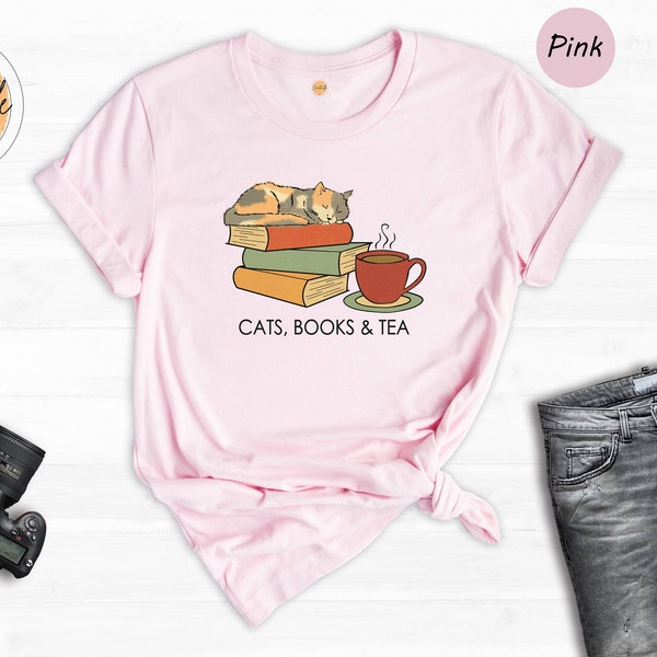 Cats Books and Tea - Etsy