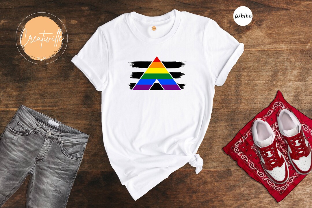 Straight Ally Flag Shirt, Pride Flag Shirt, Pride Shirt, Lgbt Shirt ...