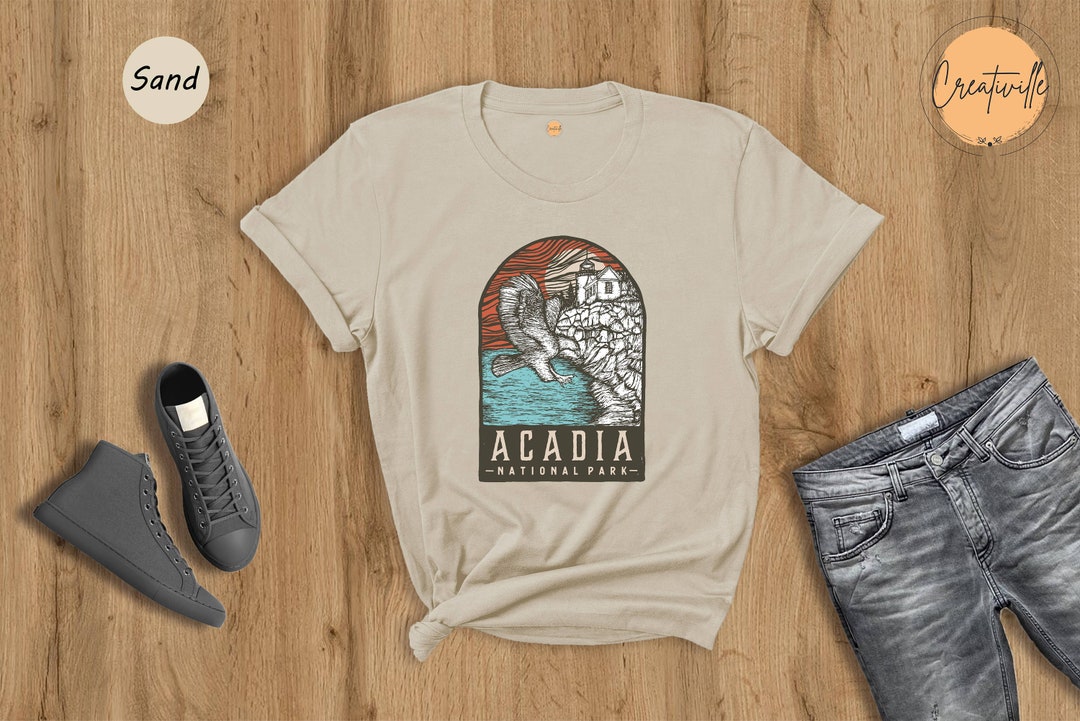 Acadia National Park Shirt, Acadia National Park Camping Shirt, Acadia ...