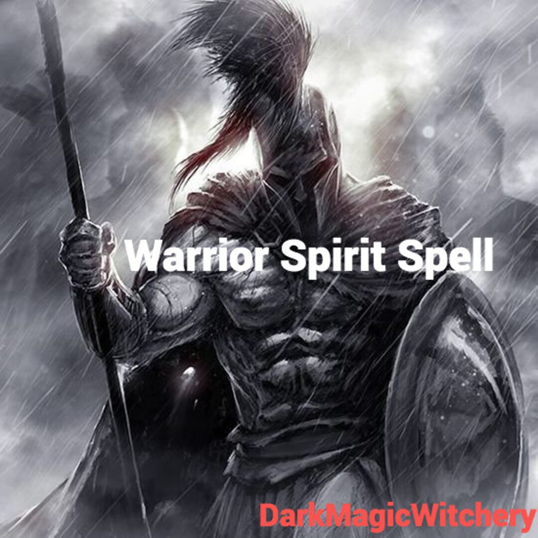 WARRIOR SPIRIT SPELL/ Blessed by Gods/ Feel the Power - Etsy