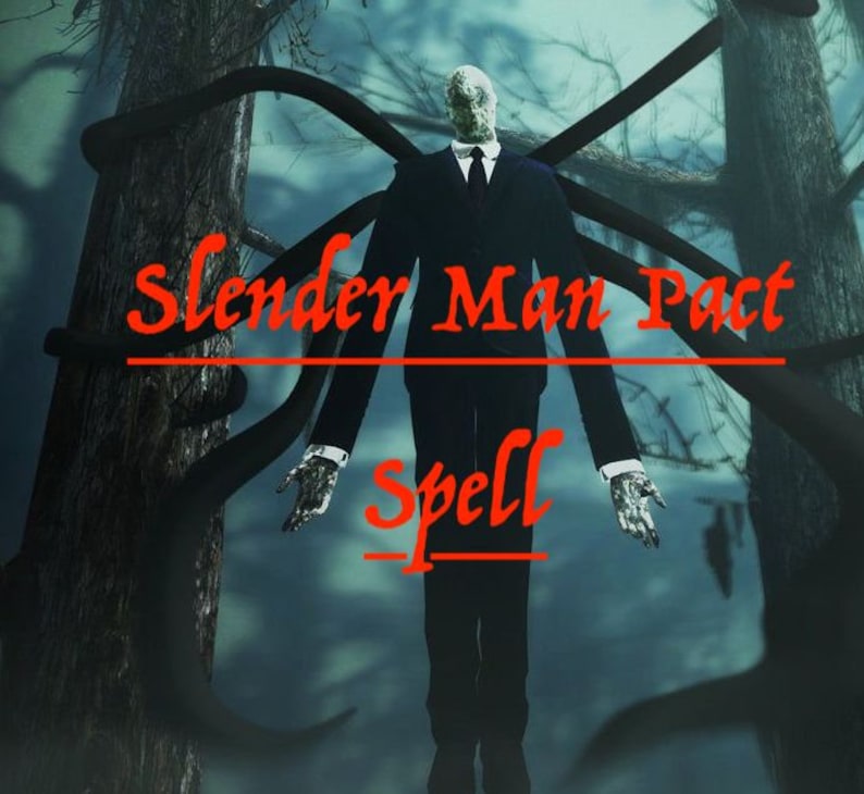 Slender Man Pact Spell - Etsy
