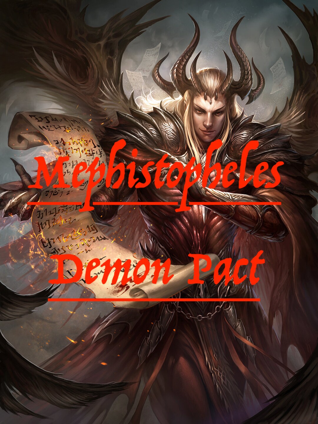 Mephistopheles Demon Pact - Etsy