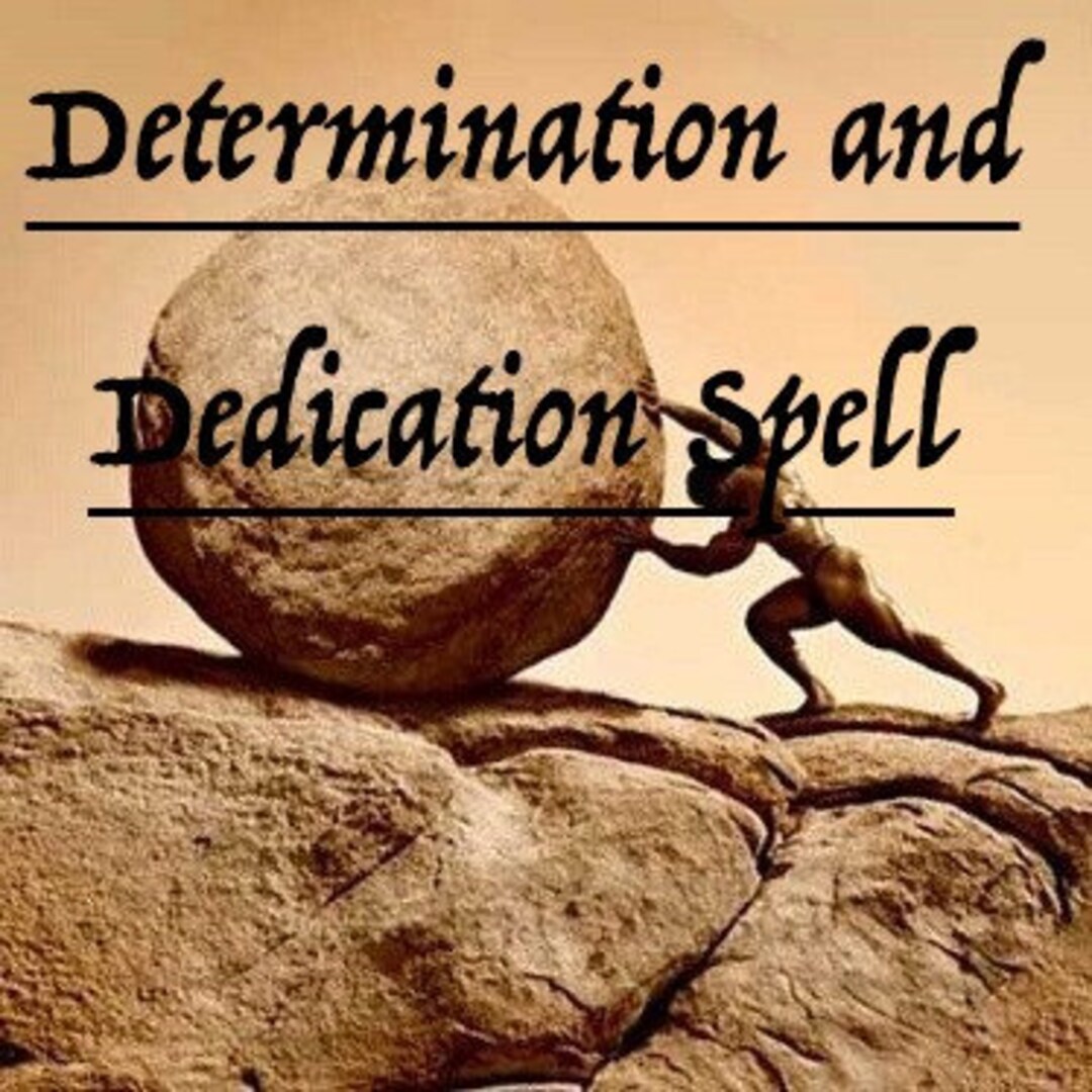 Determination and Dedication Spell for Success and Wealth - Etsy