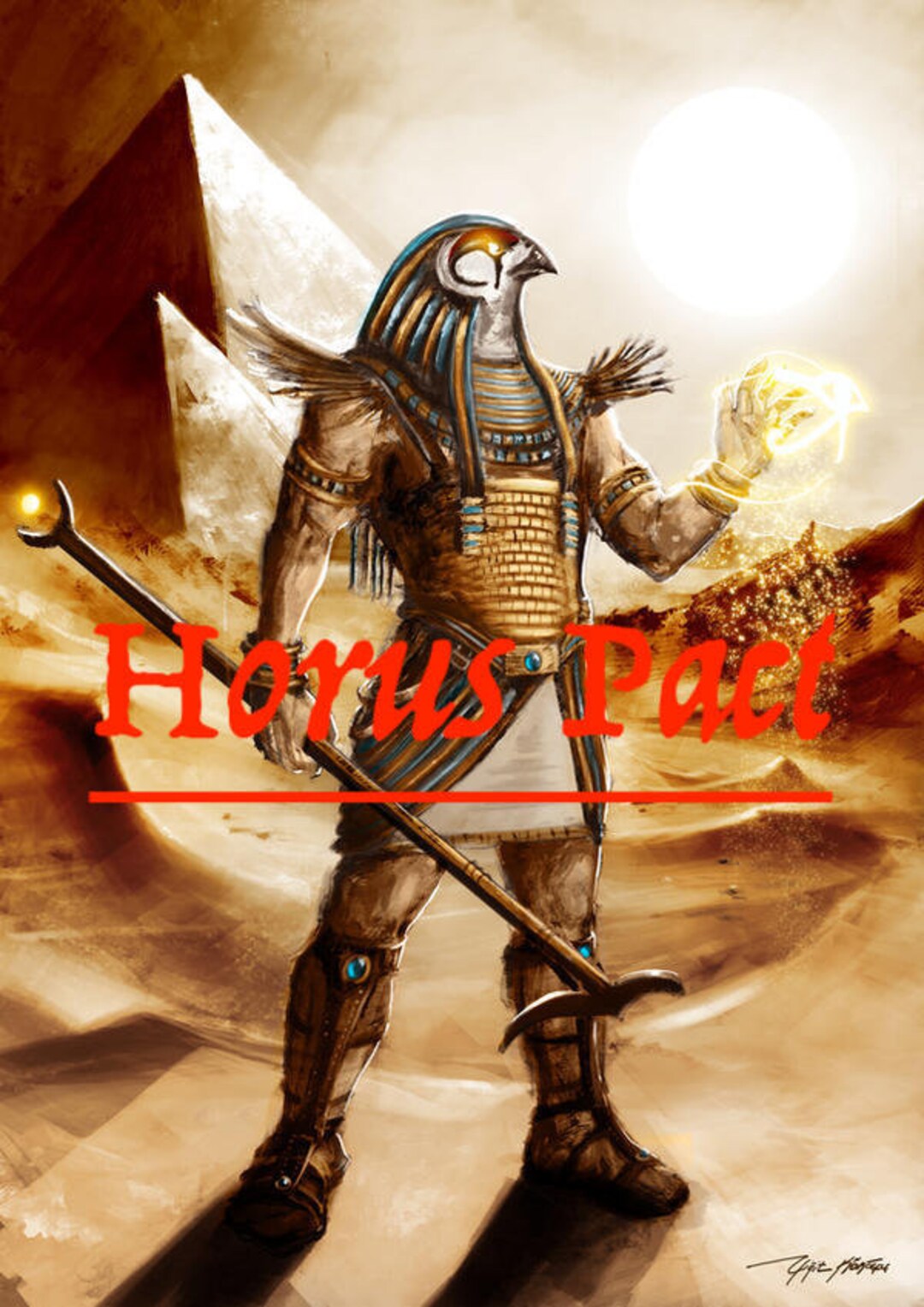 Egyptian God Horus Protection Pact - Etsy
