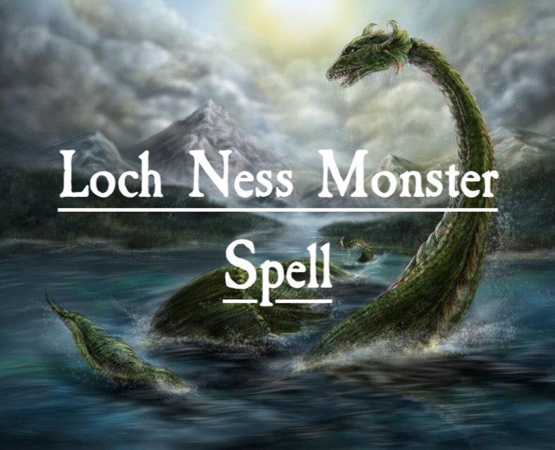 Loch Ness Monster Spell - Etsy