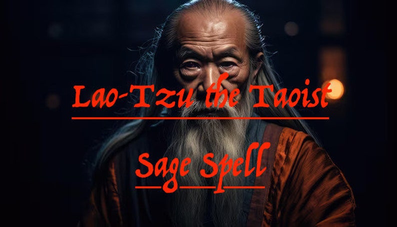 Lao-tzu the Taoist Sage Spell - Etsy