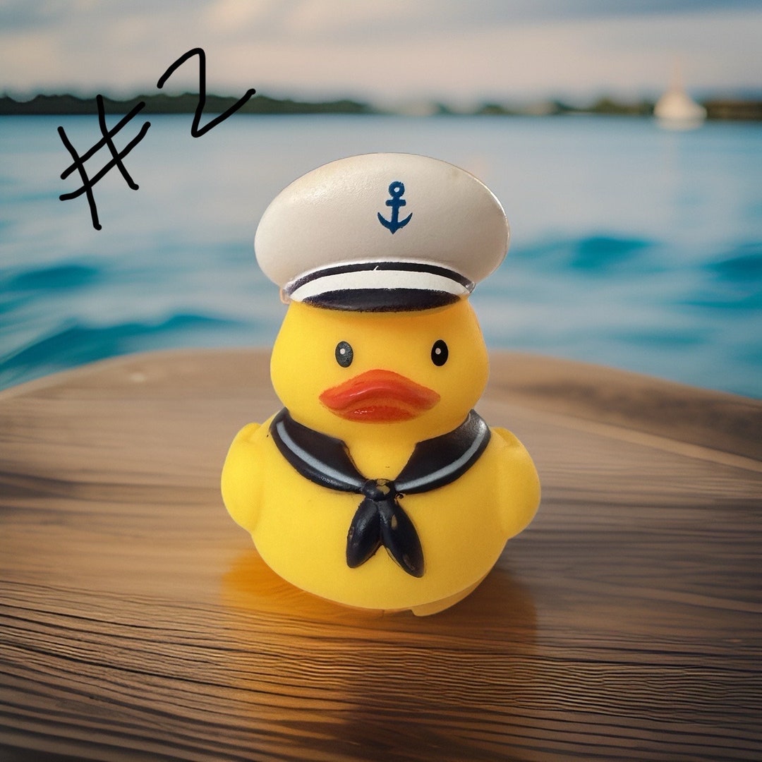 Sailor Duck Accessory, Cruising Duck, Cute Gift, Navy Rubber Duck ...